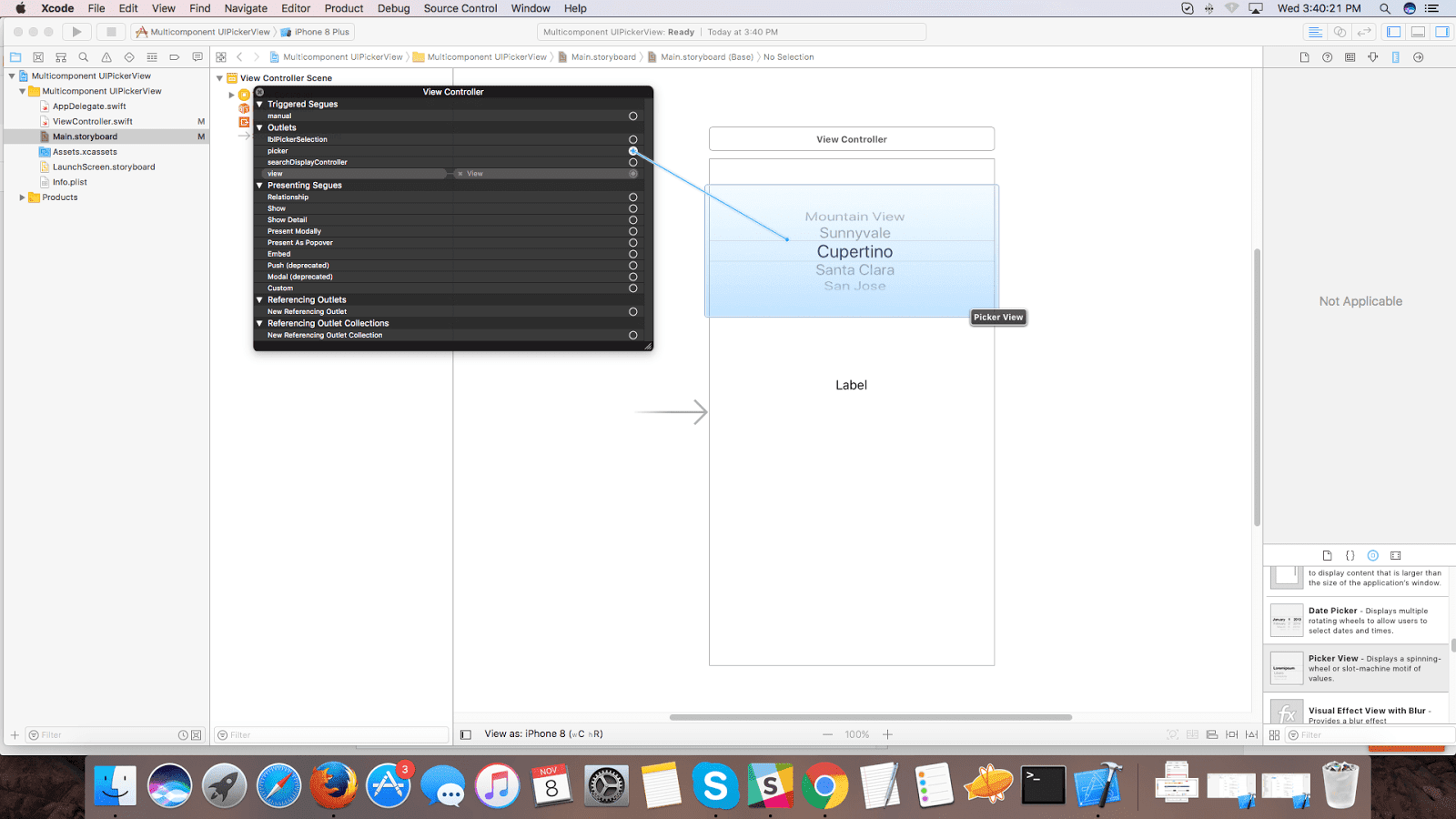Multiple Component Uipickerview In Swift 4 Ios Tutorial Junction