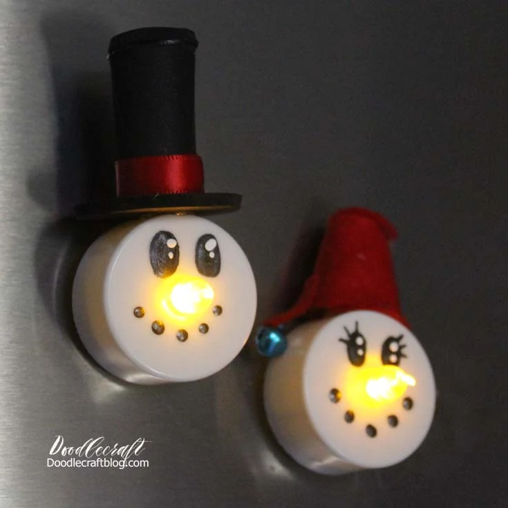 Snowman Tea Lights!