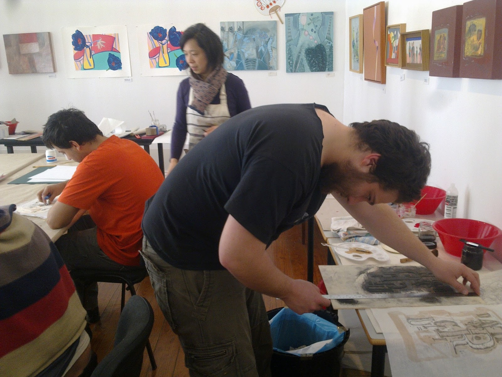 Matriz- Associação de Gravura do Porto: Ultimo dia do workshop de ...