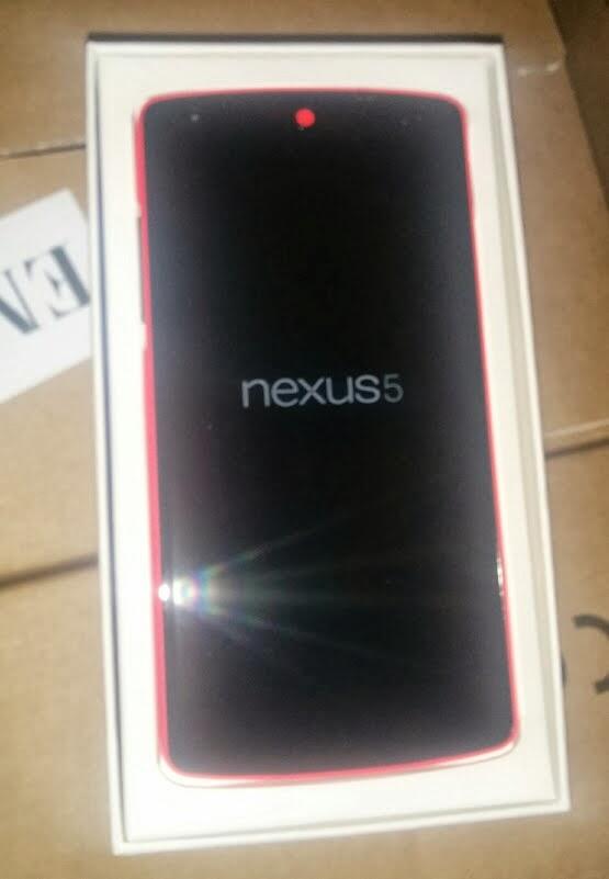 Images of Google Nexus 5 wrapped in Red colour leaked