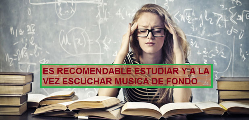 ¿Es recomendable estudiar mientras escuchas música?:: beneficios de estudiar con música, que ...
