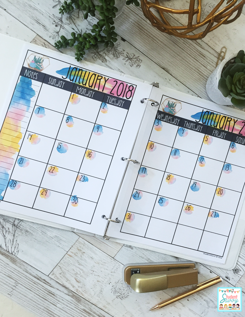 Teacher Binders - Tips & Free Resources! – Student Savvy