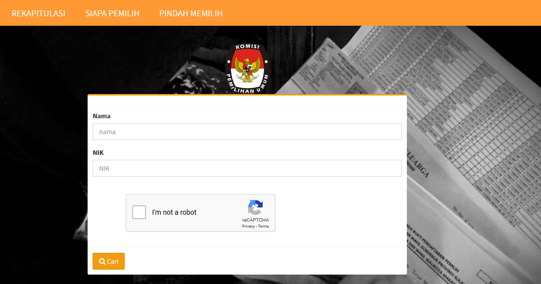 Cara Cek Nama di Daftar Pemilih Tetap Pemilu 2019 Online Langsung Dari HP - NEWBIE CODE NEWS ...