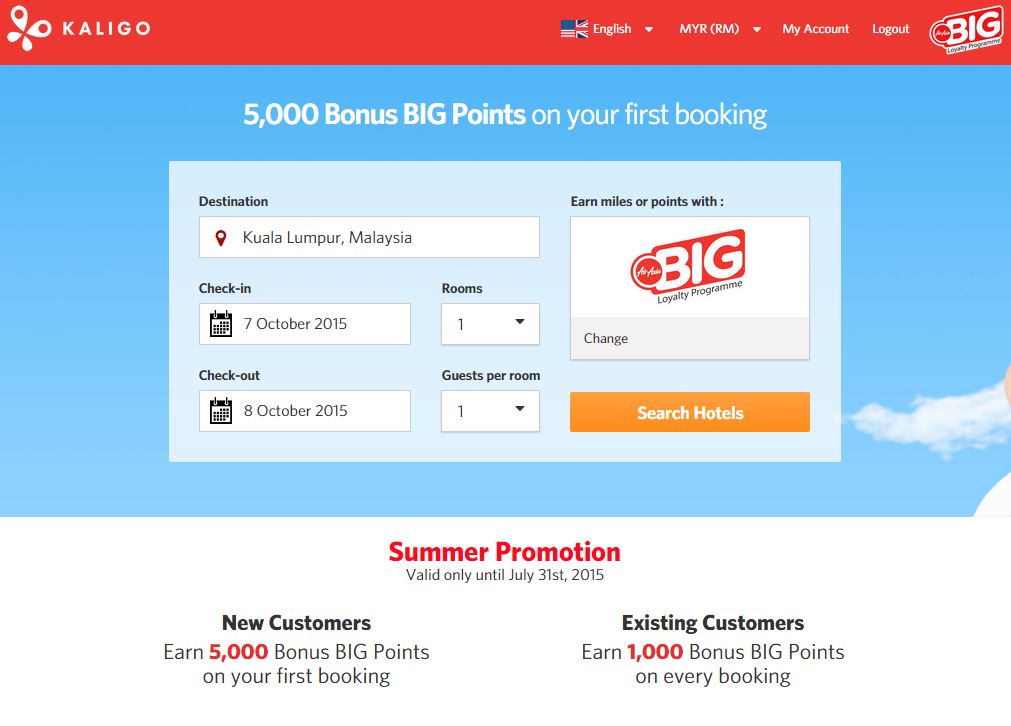 [Kaligo] 3,000 Bonus Miles or Points for Your First Hotel Booking with ...