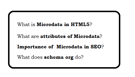 Microdata in HTML5 | Web Technology Experts Notes