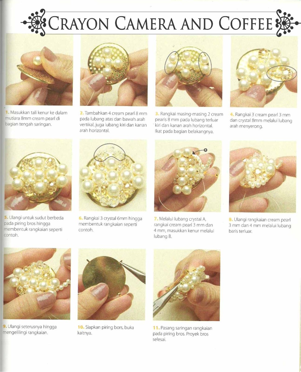 AMELIA SARI'S: Pearl Brooch For Wedding