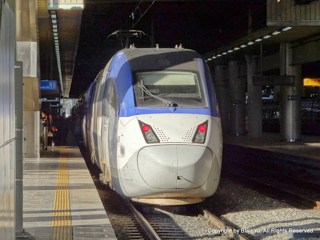 Blair's 鐵道攝影: 韓國高速火車山川號 Korea Train eXpress KTX-II SANCHEON
