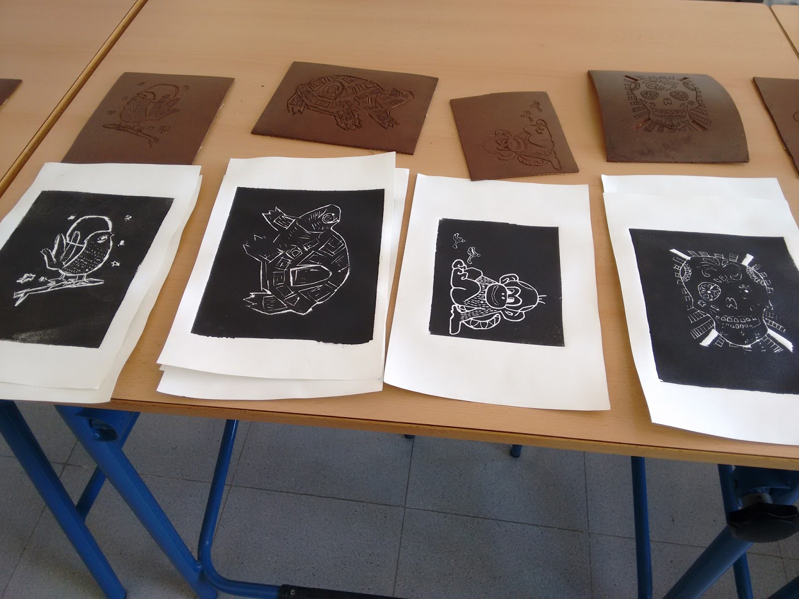 superARTE : LINOGRABADO 4º ESO DIV.