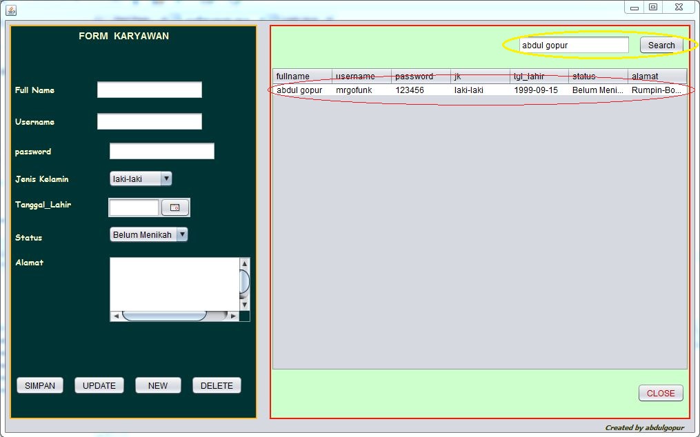 Belajar Membuat Aplikasi CRUD dengan JAVA NEATBENS dan ...