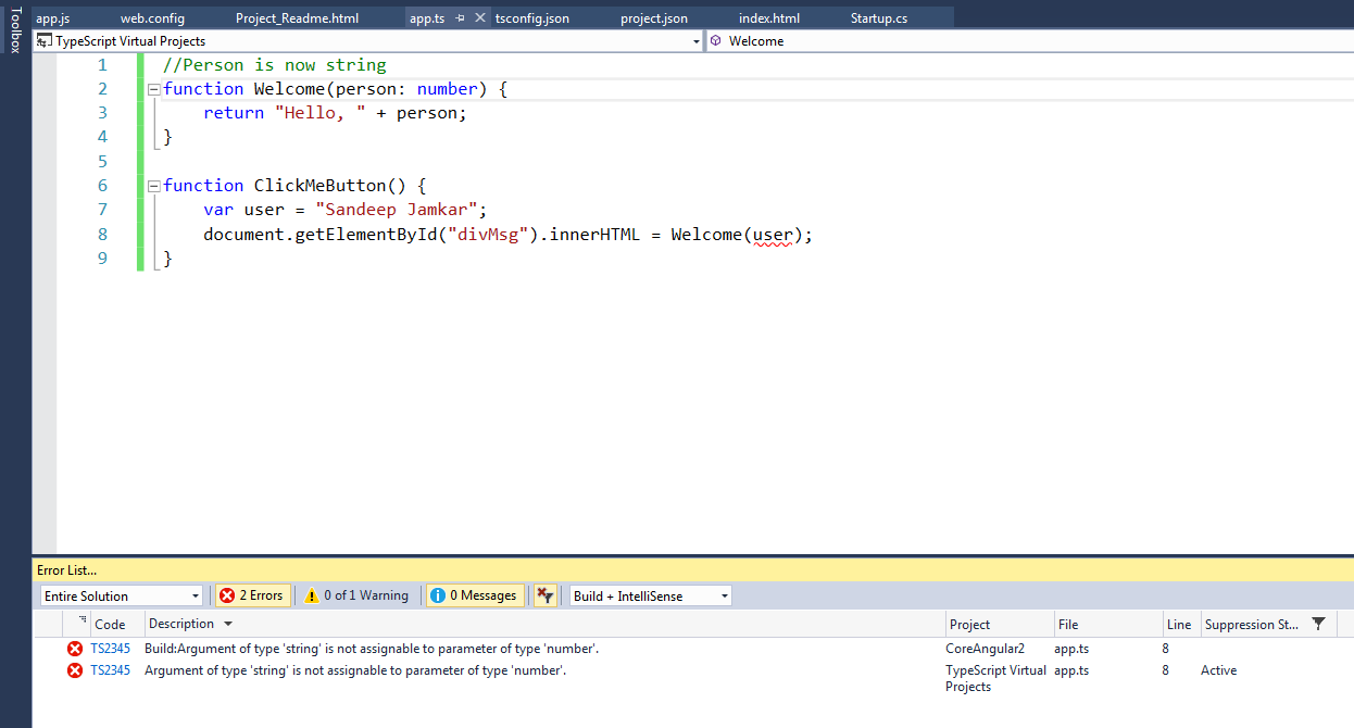 Asp Net Core Application Using Angularjs 2 Aspdotnet Sandeep Jamkar