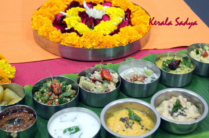 Sadya - Kerala Special - Ribbons to Pastas