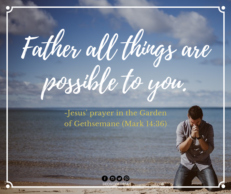 REFLECTIONS: A GUIDE TO LIFE'S JOURNEY: FATHER ALL THINGS ARE POSSIBLE ...