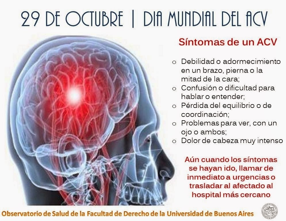 Derecho de la Salud: Día Mundial del ACV