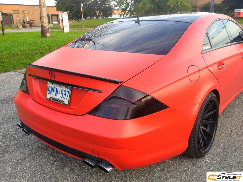Mercedes-Benz C219 CLS55 AMG Matte Red | BENZTUNING