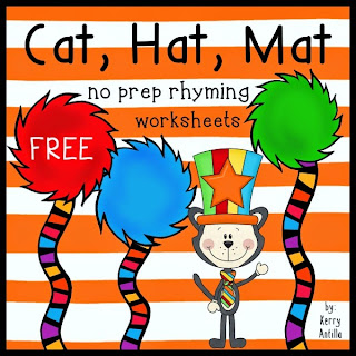 Kindergarten Kerry: Read Across America Week- part 1