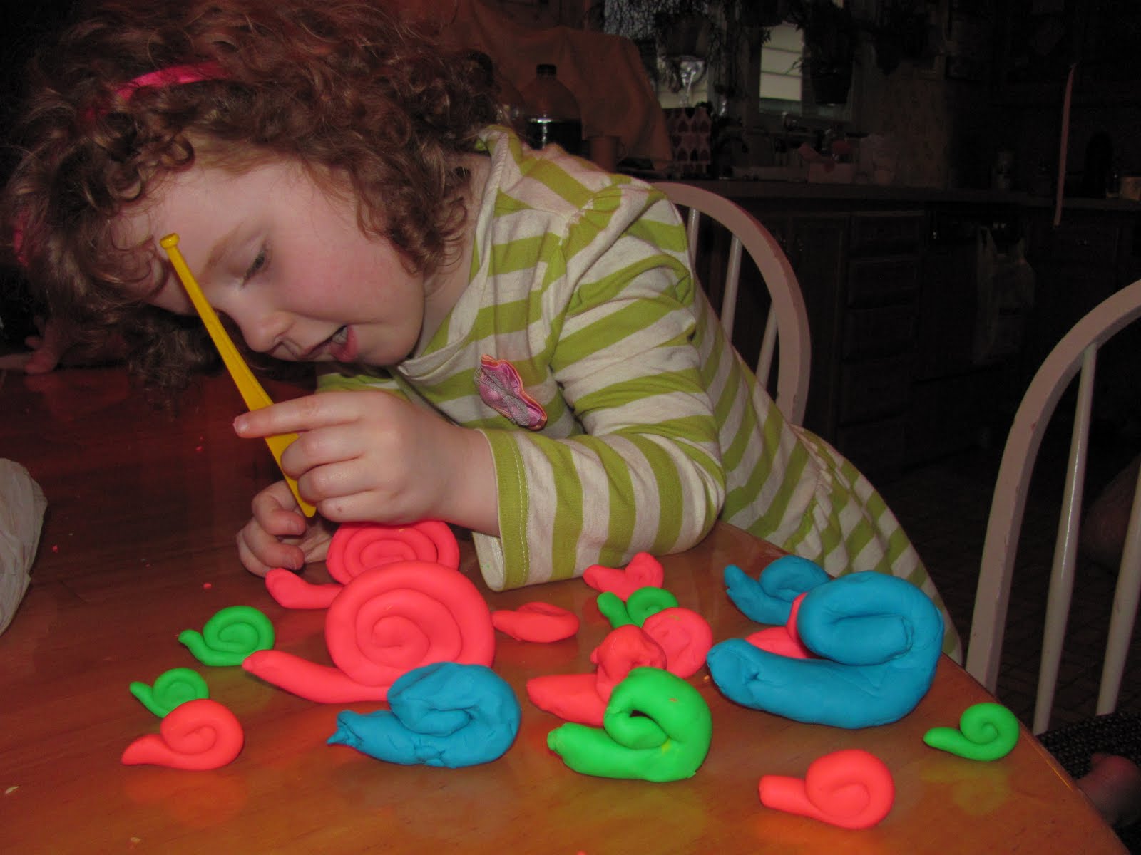 The Chocolate Muffin Tree: Play Dough (Play Doh) Snails