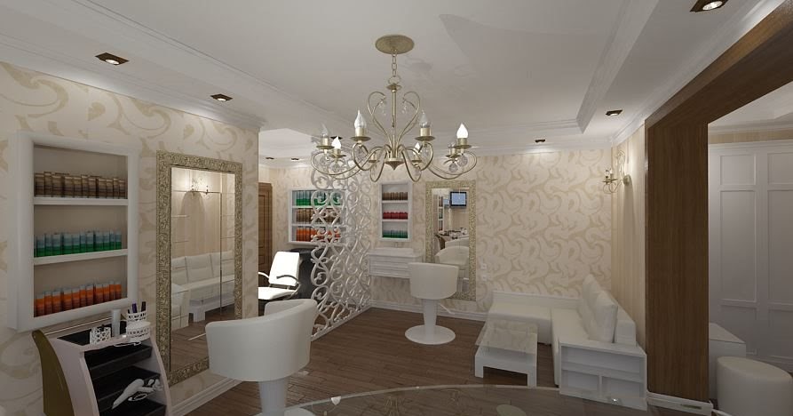 Amenajare interioara salon de infrumusetare | Design interior coafor ...