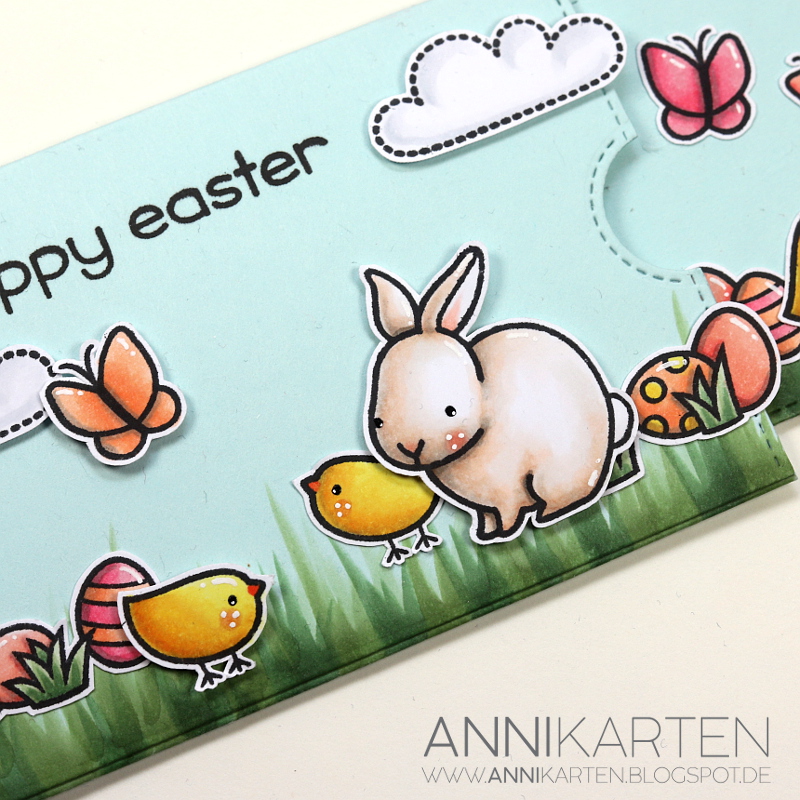 Annikarten: Happy Easter Slider Card