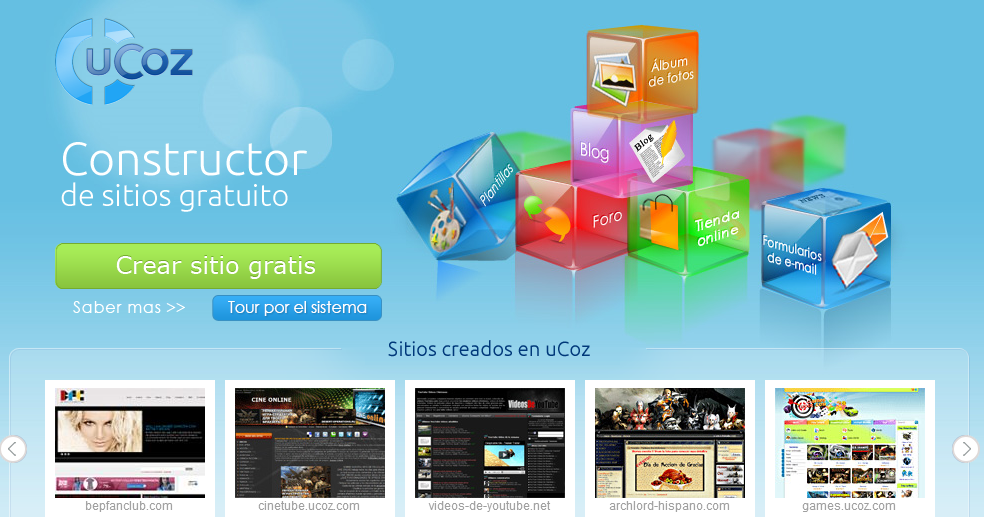 Tutoriales y Programas: Crea tu propia página web gratis