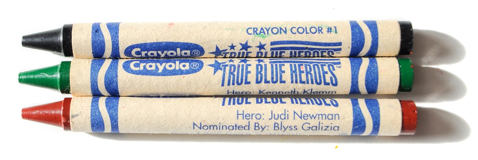 Crayola True Blue Heroes Crayons: What's Inside the Box | Jenny's ...