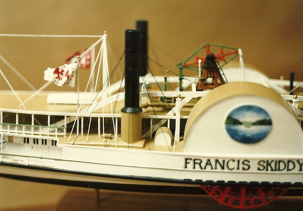 Hudson River Model Steamboats: Steamboat Model/ FRANCIS SKIDDY c.1852 ...