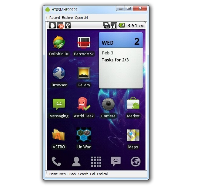 Menampilkan Tampilan Handphone Android ke Layar PC ~ duasatusebelas