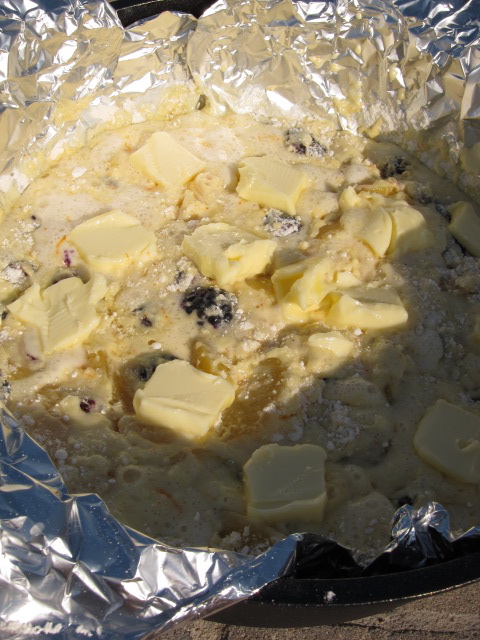 swEEts by e: Blackberry & Peach Dutch Oven Cowboy Cobbler