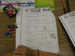Mrs. Rathbone's Third Grade Class: M & M Math----Mmm, Mmm Good Lesson!!