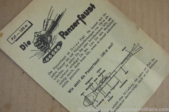 Panzerfaust Nostalgia: Your Panzerfaust has returned to normal service.