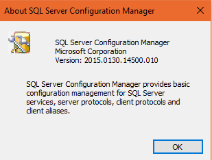 HodentekMSSS: SQL Server Configuration Manager shortcut is missing in my Windows 10