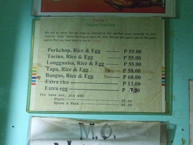 ERICJAZ FOODIES: TUDING'S ORIGINAL PORKCHOP HOUSE