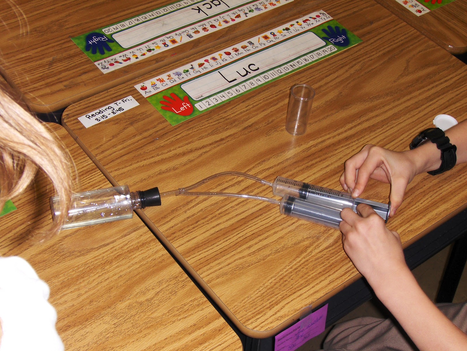 Mr. Fox's Blog: Air experiment - air is matter and takes up space - air ...