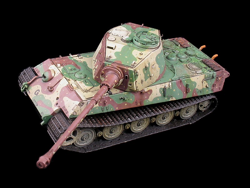 scalemodels by frederik felder: Tiger II production turret - painting stage