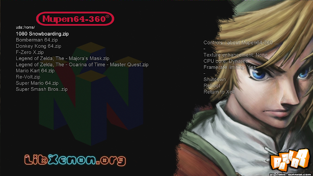 Mupen 64 (Nueva version) Emulador de Nintendo 64 para Xbox 360 ~ XPLoit ...