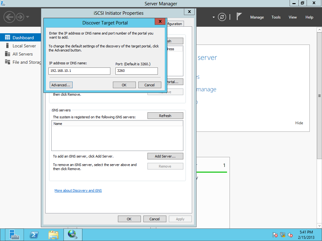 arbappy® - System Center: iSCSI target configuring in Windows Server ...