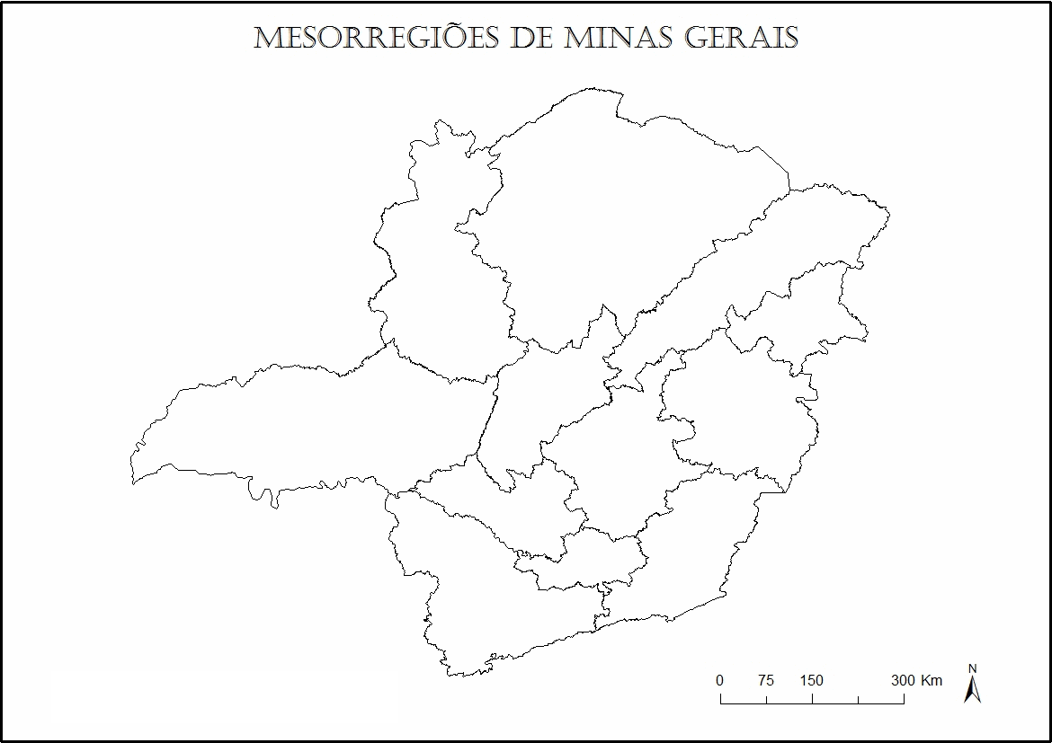 MAPA DE MINAS GERAIS COMPLETO PARA IMPRIMIR E COLORIR | coisas pra ver