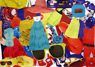 sarah bell smith: Primary colour collages