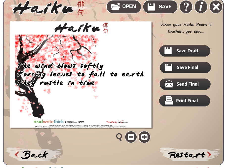 Group Blog: Poetry Month: Let's Write Some Haiku by Todd Burleson