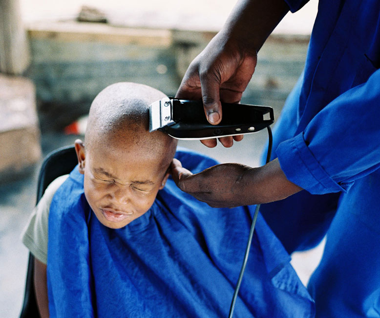 By the way...: South African Township Barbershops & Salons