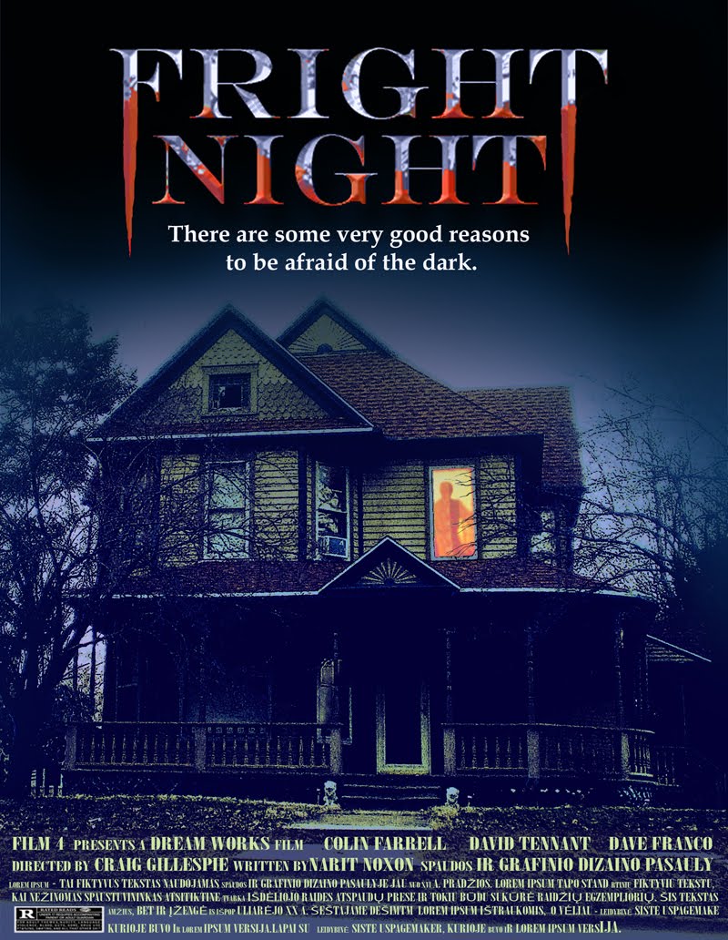 Lucy Synk Fantasy Art: Fright Night remake poster