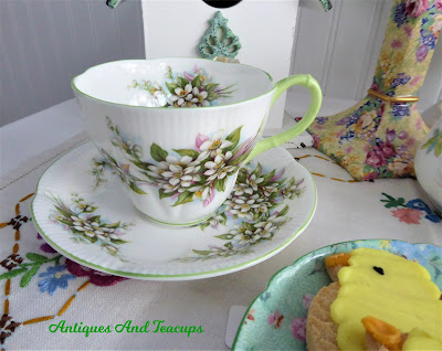 Antiques And Teacups: Hooray! Spring is Here! First Spring Teatime