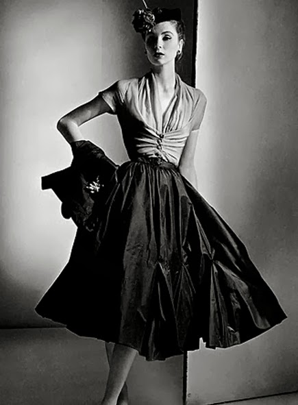 elblogdepasionforfashion: 50´s style silhouette