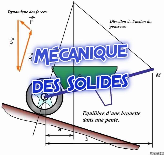Cours & résumé de la Mécanique des Solides ~ Parcours BCG