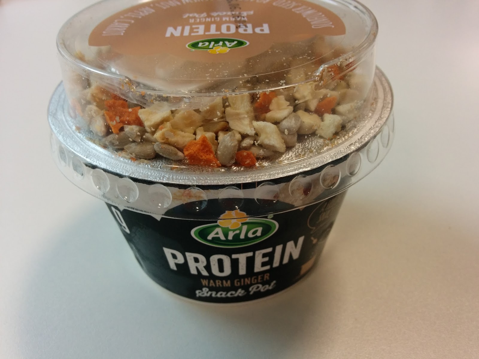 The Excited Eater: Arla Protein Warm Ginger Snack Pot Review
