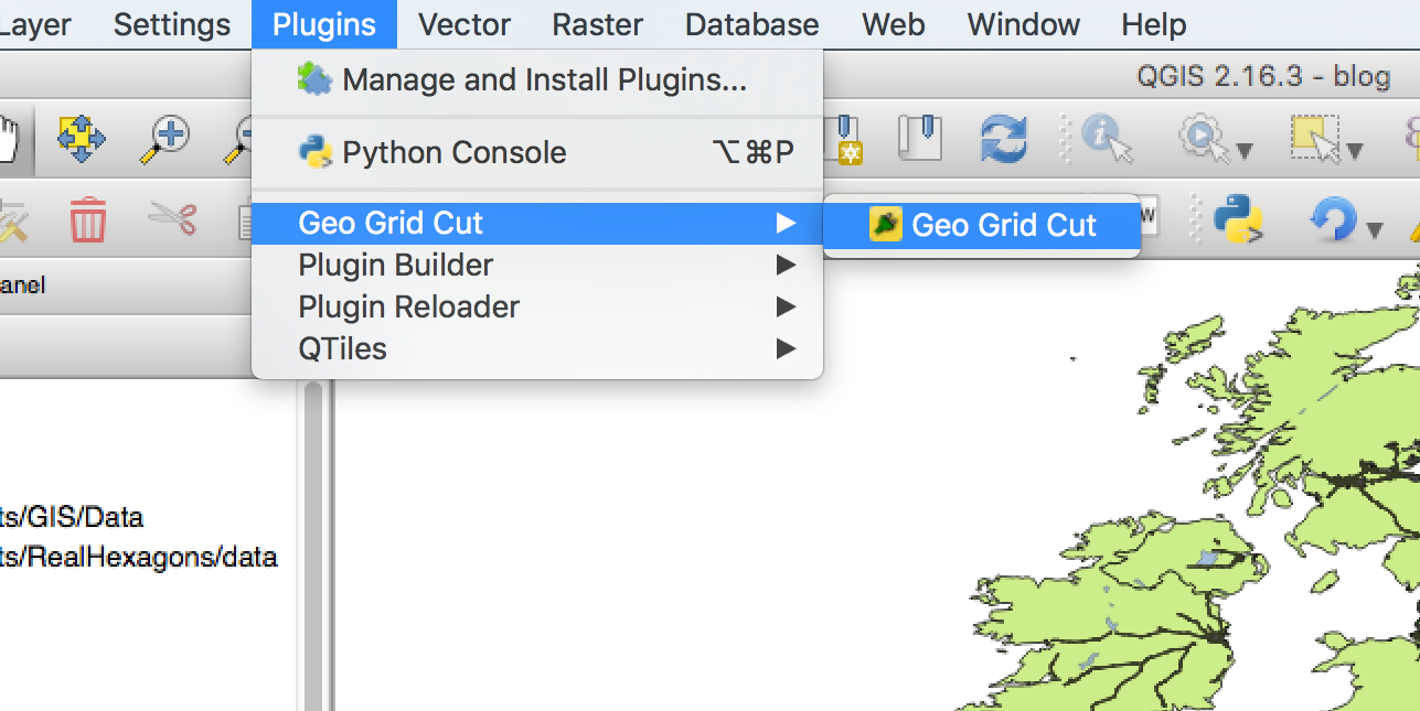 Pedros Tech Mumblings Splitting Vector And Raster Files In Qgis Part 2 Creating A Proper