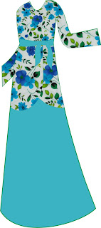 desain sketsa gamis - Mury Craft