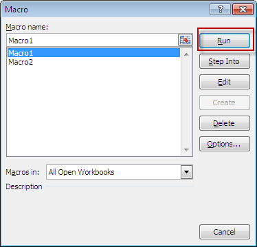 Lesson 2 : Record Your First Macro And Run It