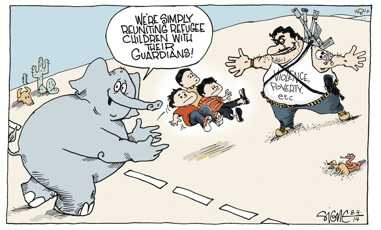 Hackwhackers: Today's Cartoon Twofer: Deportation Republicans