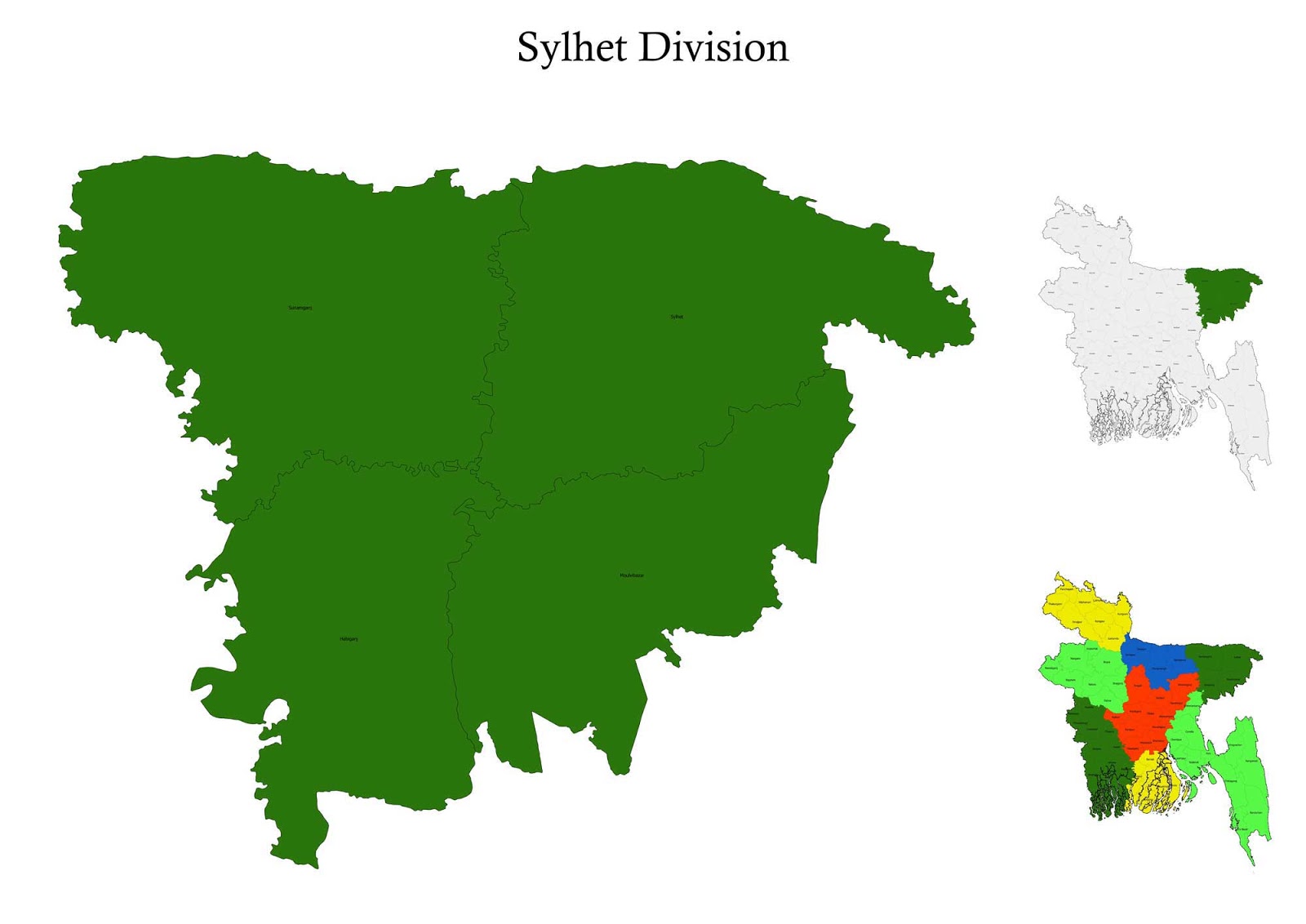 Sylhet Division, Bangladesh - Map & Information - LocalGoogle: Tourism ...
