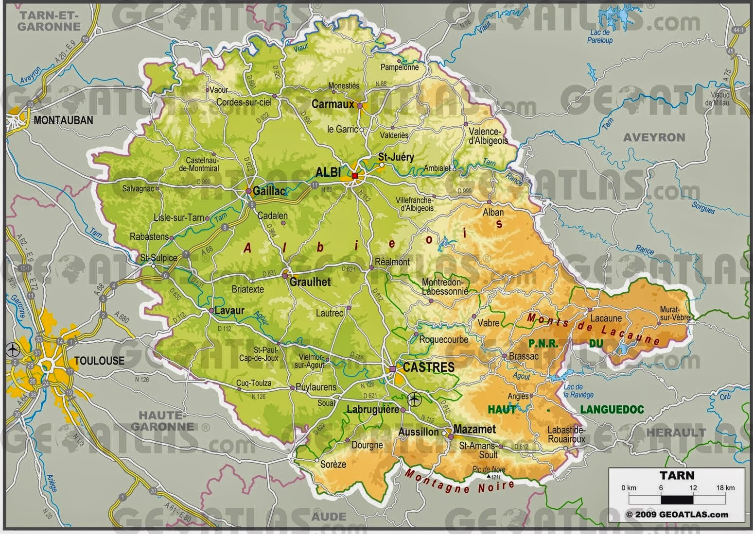 Midi-Pyrénées Languedoc-Roussillon, une région: Le Tarn (département 81)